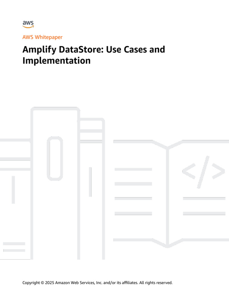Amplify Datastore Use Cases And Implementation Pdf Cloud Computing