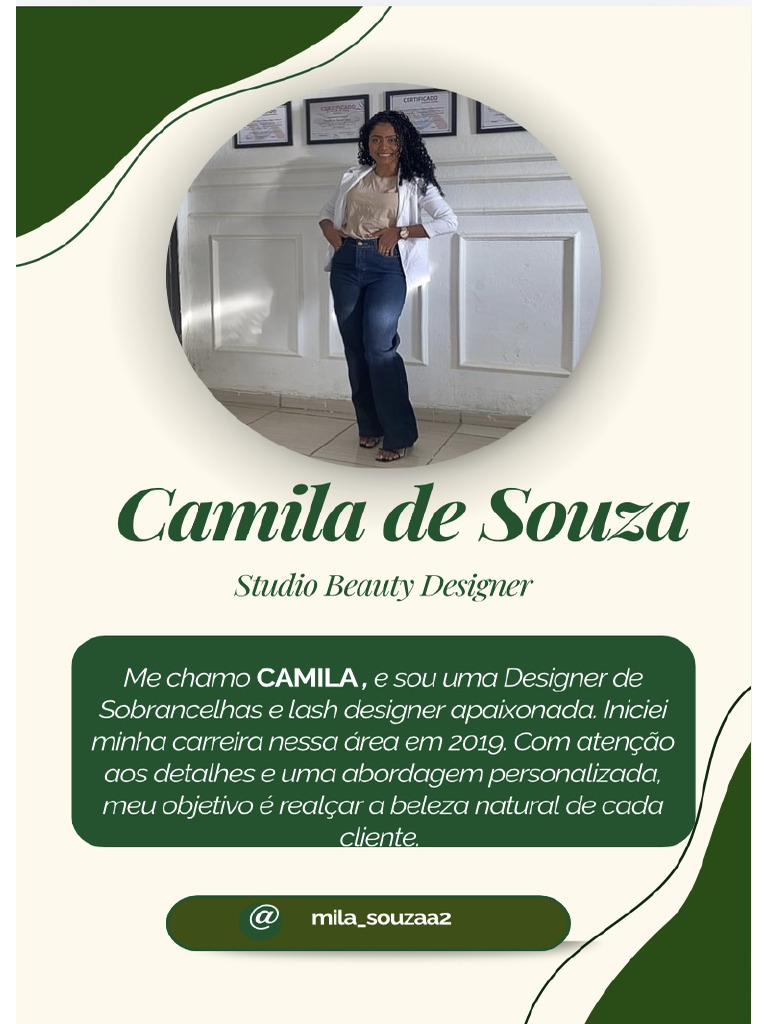Design De Sobrancelhas Henna E Design Personalizado Pdf