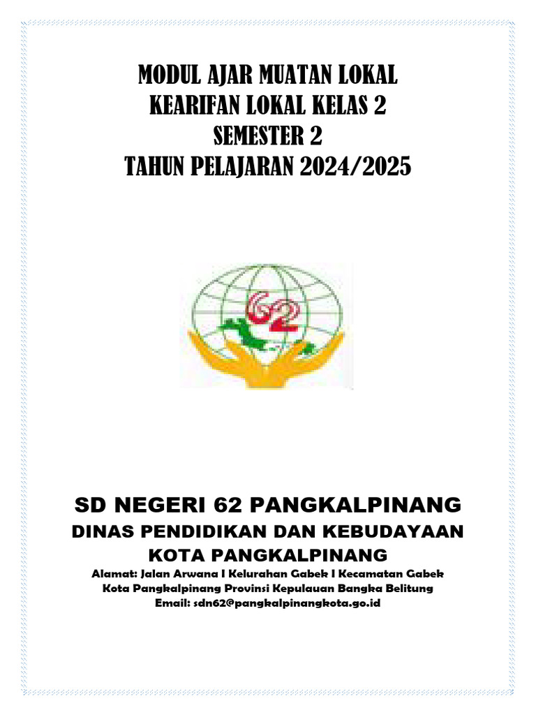 Modul Mulok Kelas 2 Sem 2 | PDF