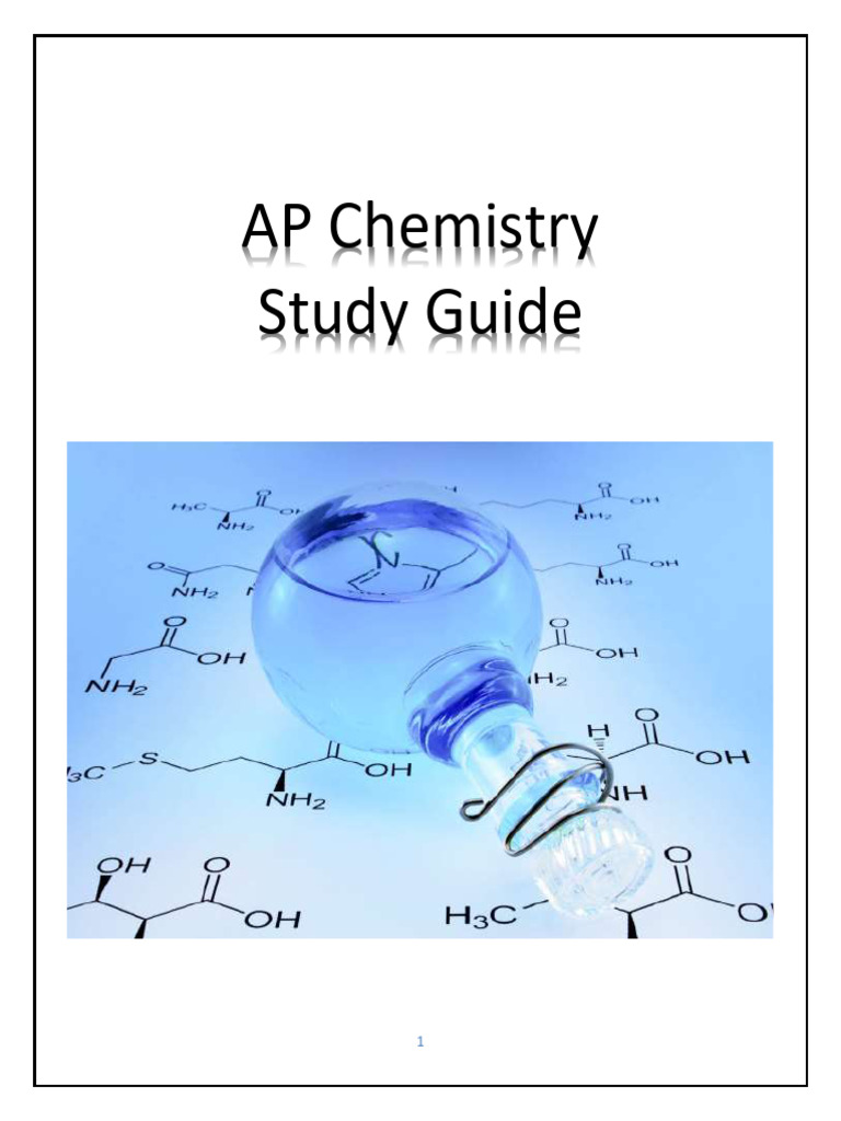 AP Chemistry Exam Study Guide | PDF | Chemical Bond | Mole (Unit)