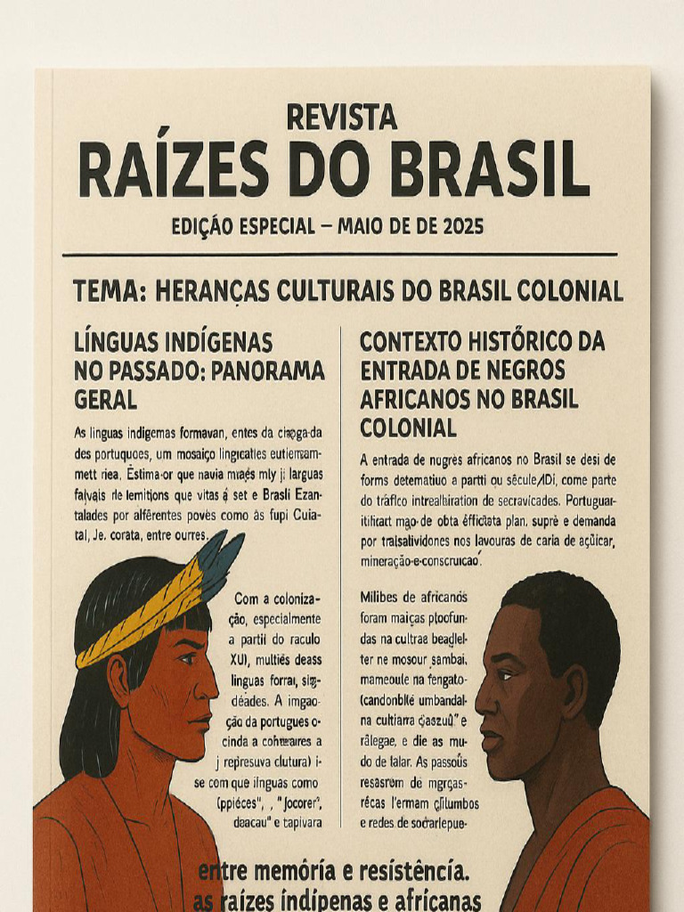 Revista Raizes Do Brasil 24 Paginas | PDF
