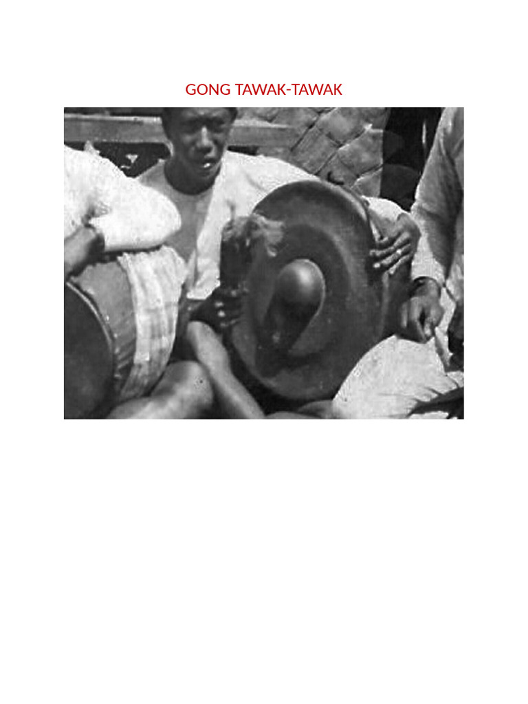 Gong Tawak | PDF