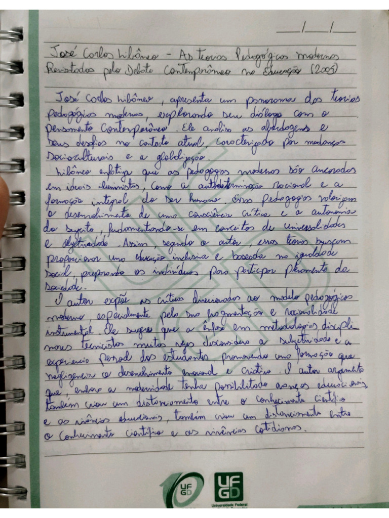 Libaneo Teorias Pedagógicas | PDF