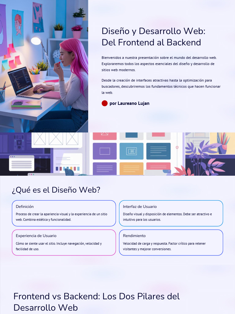 Diseno y Desarrollo Web Del Frontend Al Backend | PDF | Posicionamiento en buscadores ...