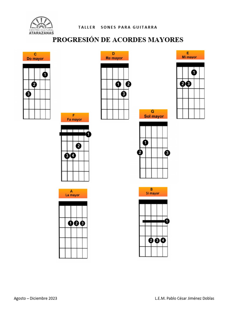 Progresión de Acordes | PDF