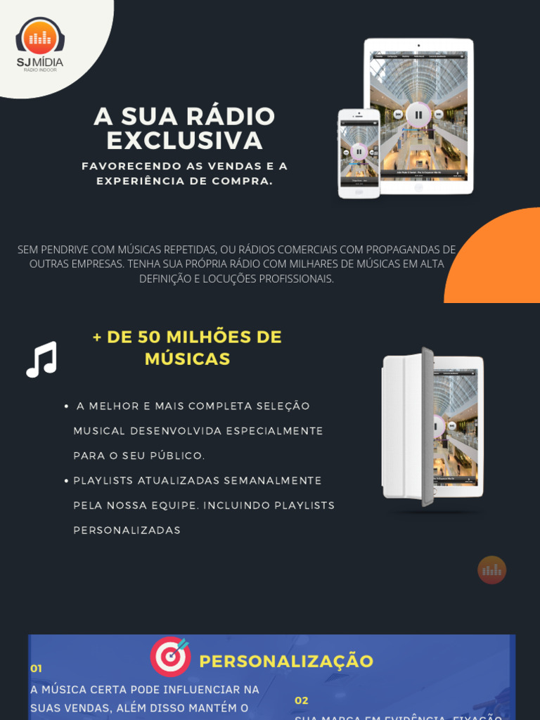Rádio Interna para Lojas de Varejo | PDF | Publicidade | Internet