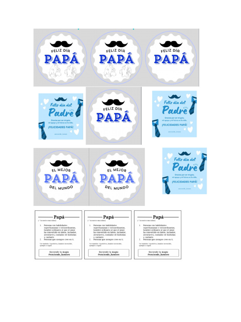 Tarjeta Papá | PDF