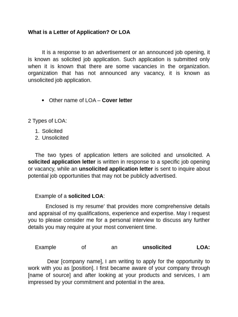 What Is A Letter of Application | PDF | Résumé | Jargon
