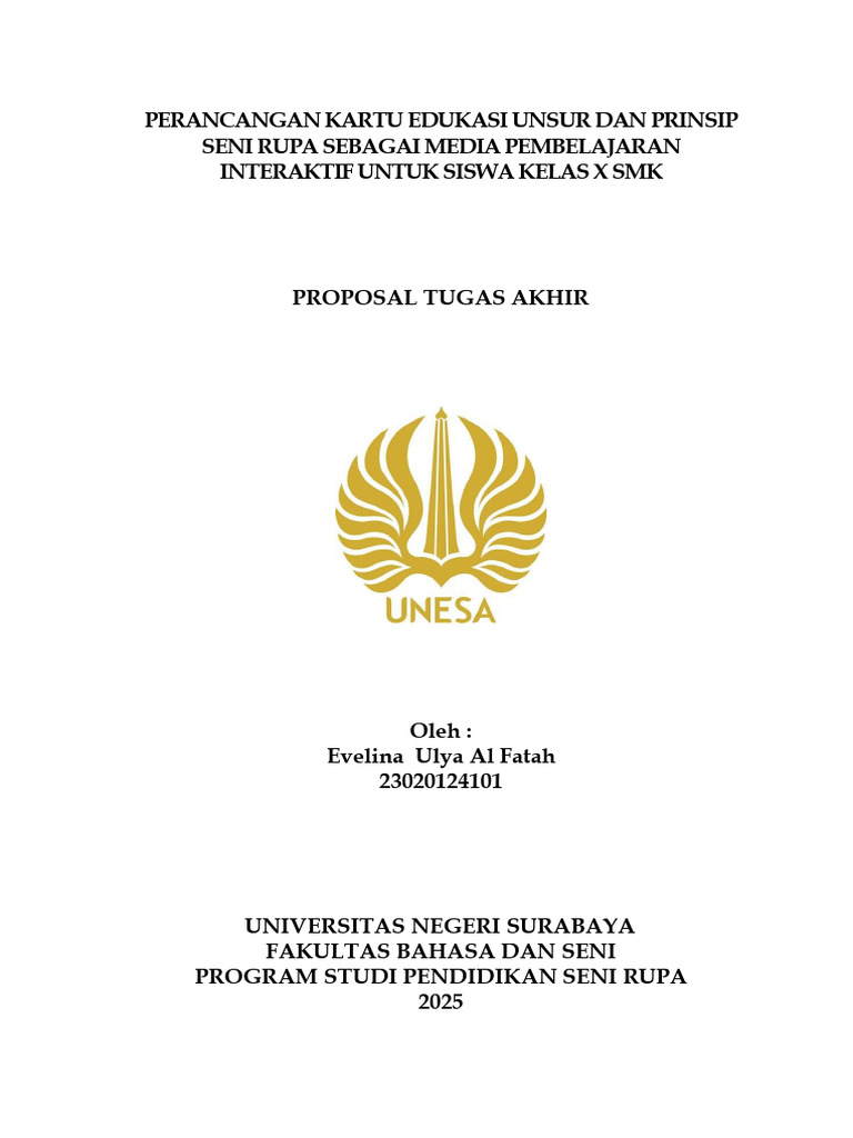 UTS - Evelina Ulya Al Fatah - 101 | PDF