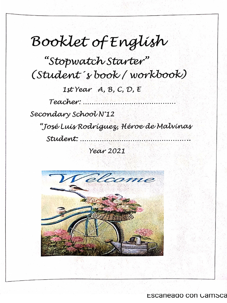 Módulo de Inglés. Stopwatch Starter. Units 1 To 4 | PDF