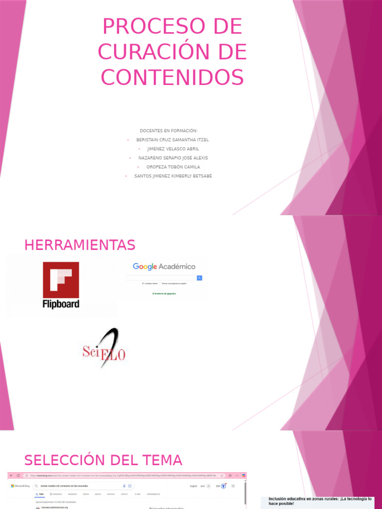 PROCESO DE CURACIÓN DE CONTENIDOS | PDF