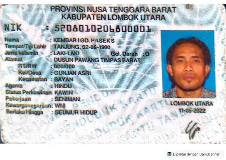 Kembar I GD Pasek S - Seni Rupa - Scan KTP | PDF