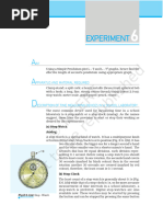 Simple Pendulum Experiment for g Calculation | PDF | Pendulum | Mass