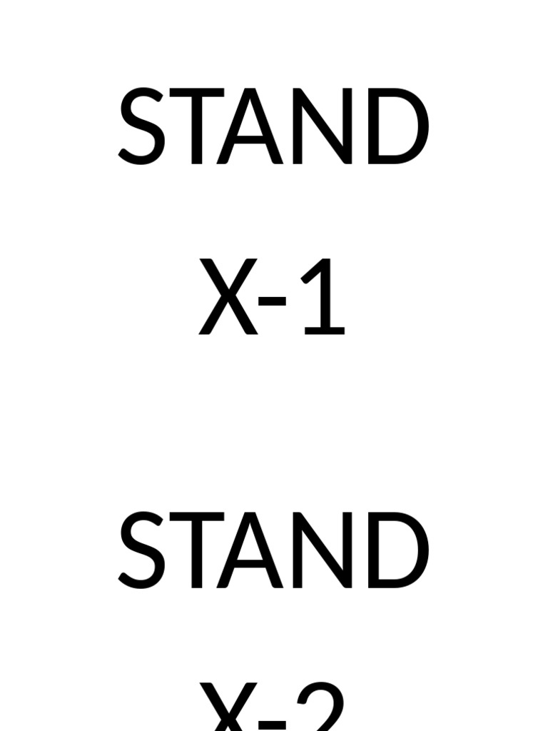 Stand | PDF