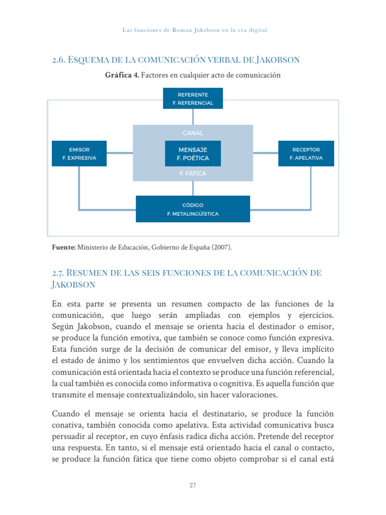 Funciones de la Comunicación de Jakobson | PDF | Comunicación | Poesía