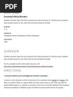 Geography CBA Lesson Plan Overview | PDF | Geography | Teachers