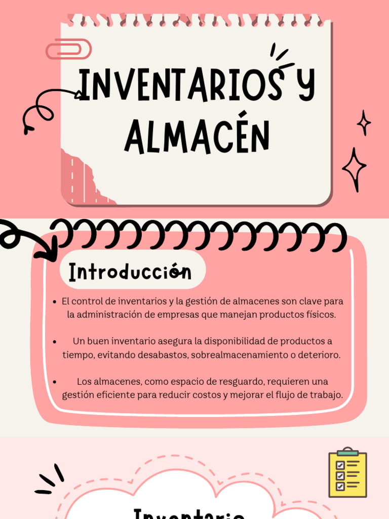 Inventarios y Almacén | PDF | Almacén | Lean Manufacturing