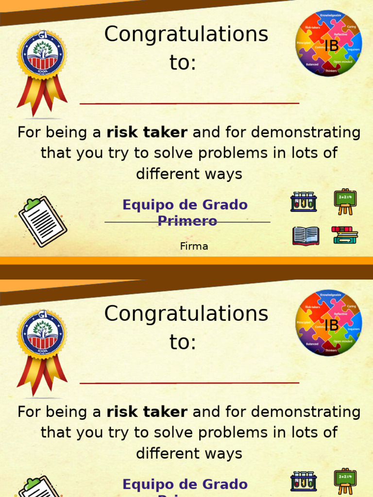 Ib Certificates - Fridays | PDF | Cognition | Cognitive Science