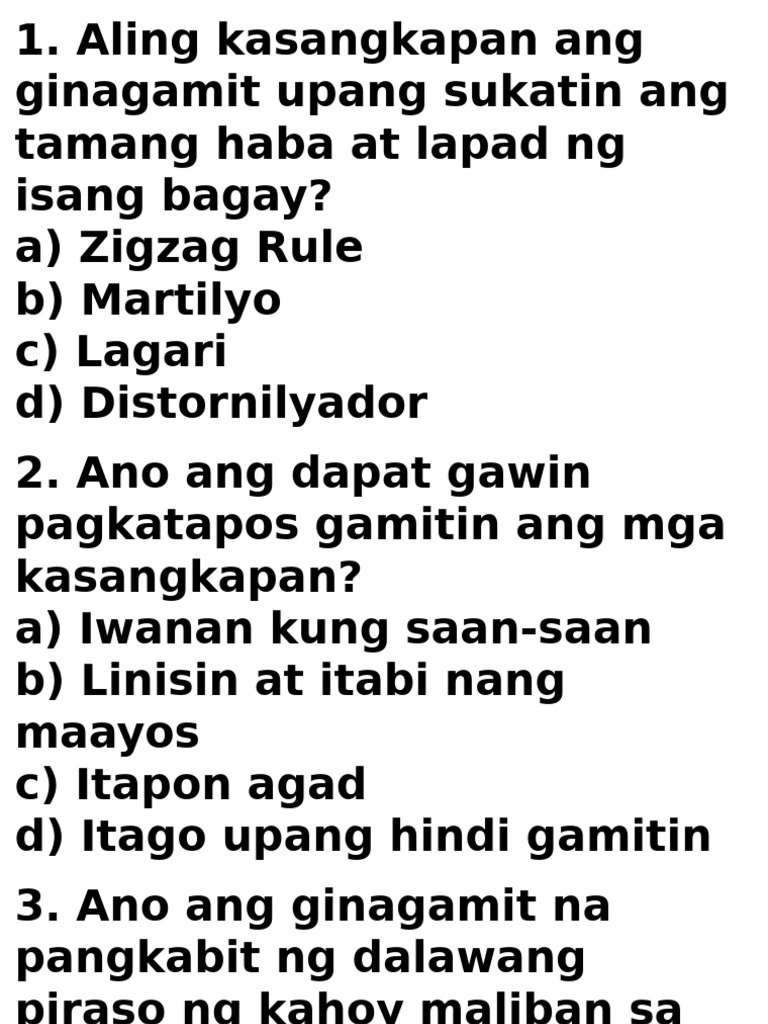 EPP 5 4th Quarter Reviewer 2 | PDF