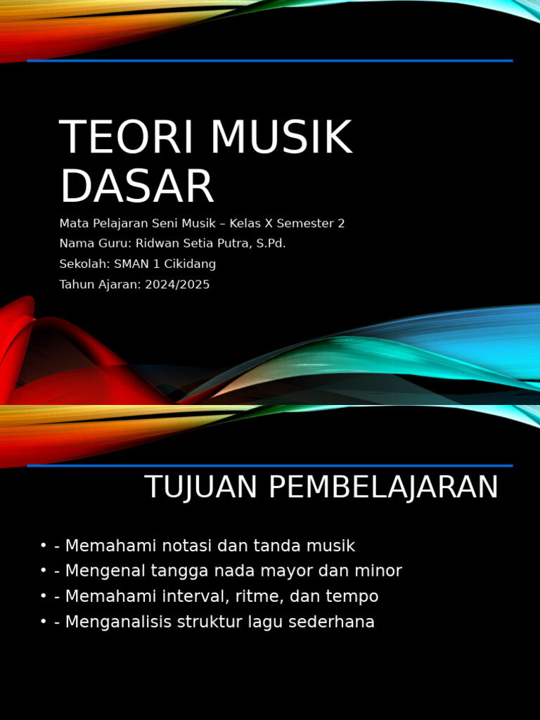 Teori Musik Kelas10 Semester2 Final | PDF