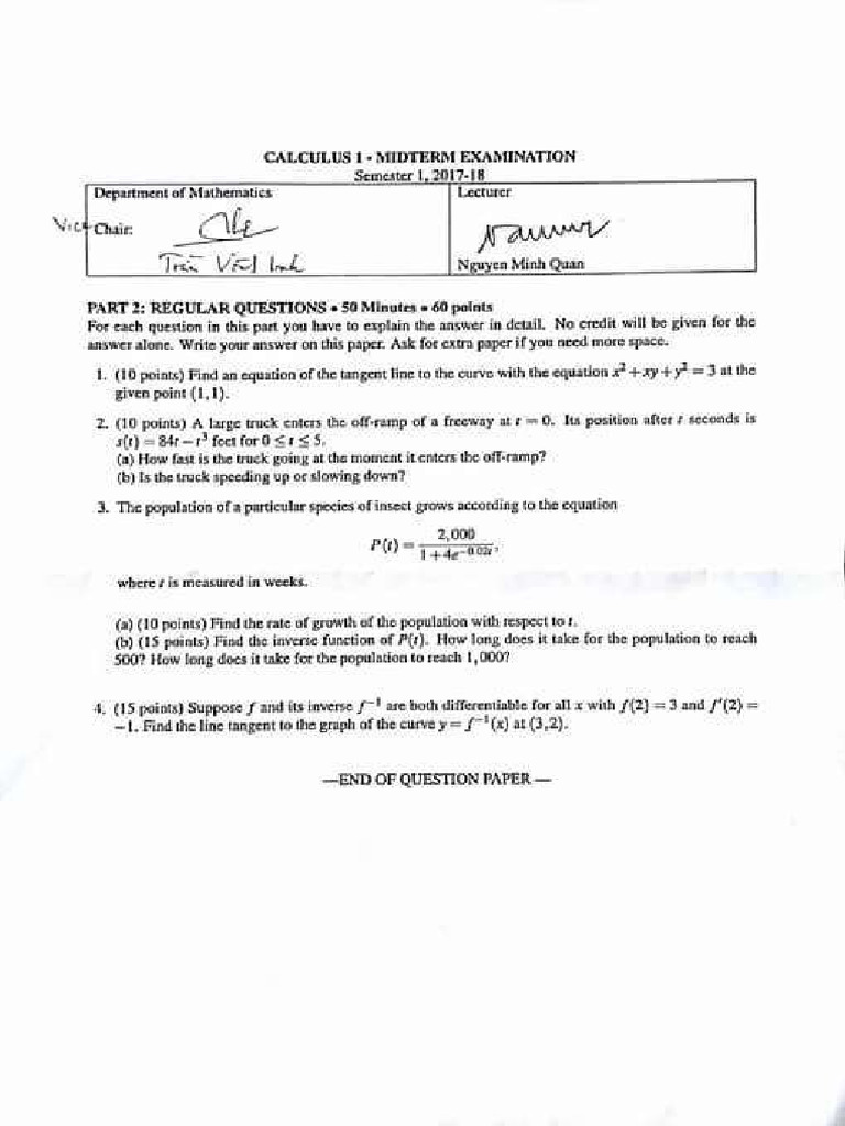 Semester 1 (2017 - 2018) | PDF