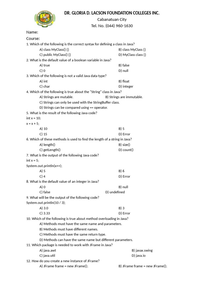 cc103 Midterm Exam Coverage | PDF | String (Computer Science ...