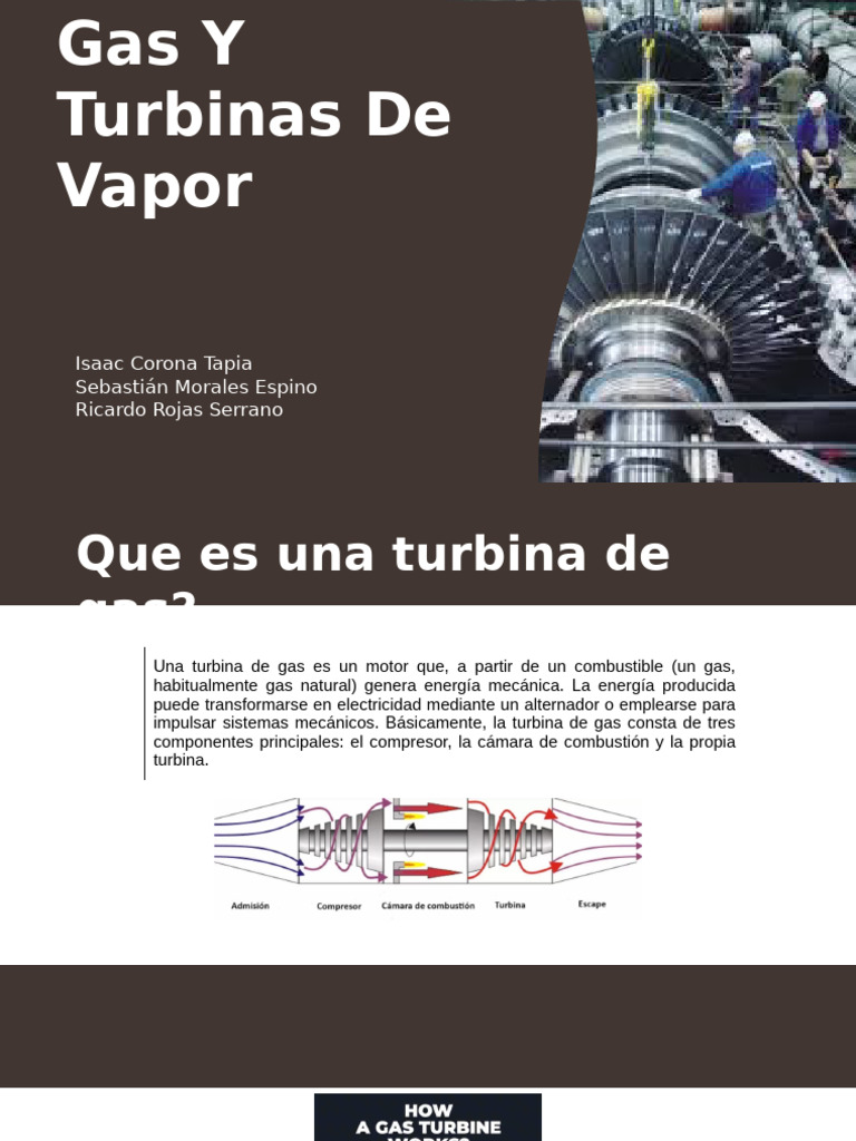 Turbinas de Gas | PDF | Turbina | Máquina de vapor