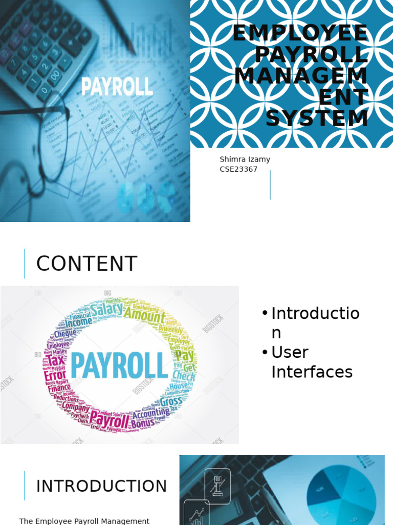 Employee Payroll Management System | PDF