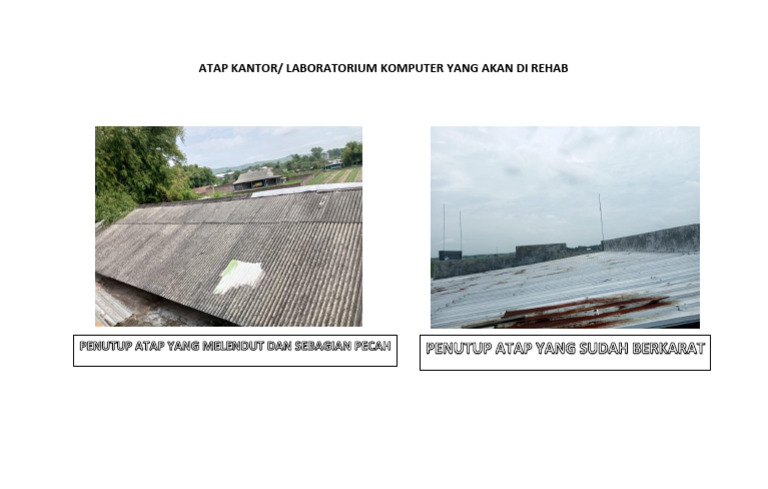 Atap Kantor Dan Lab | PDF