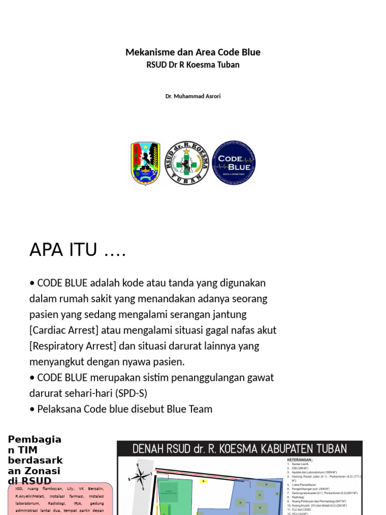 Presentation mekanisme dan area code blue | PDF