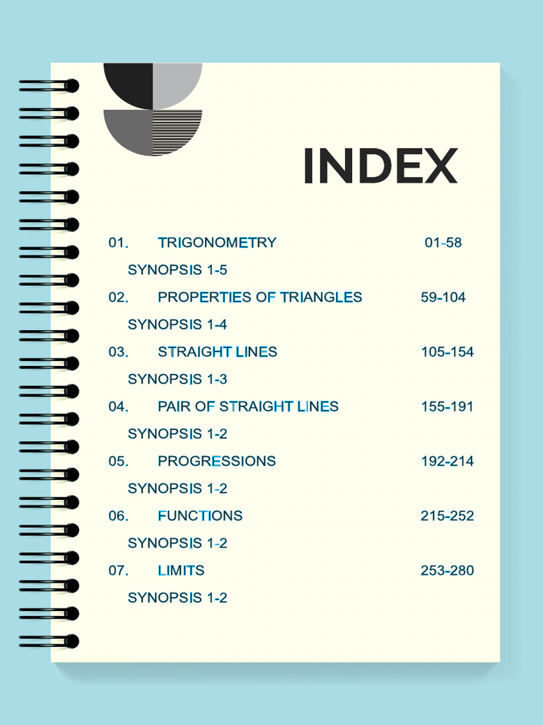 9 Maths Index | PDF