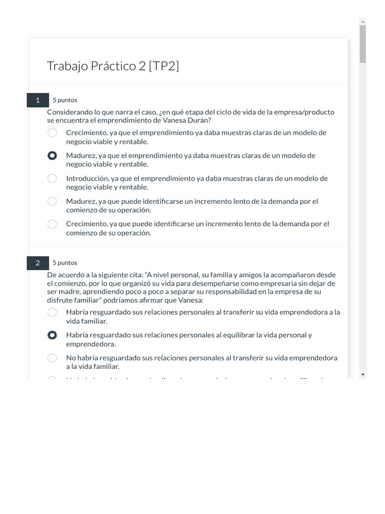 Trabajo Práctico 2 (TP2) | PDF