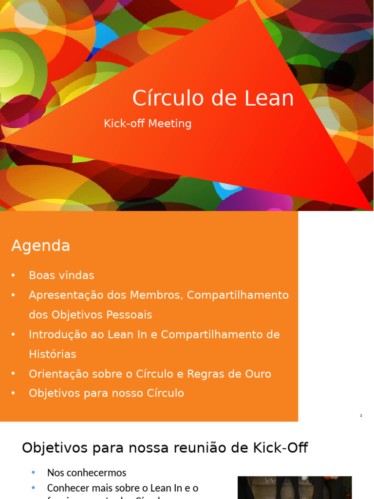 Kickoff Circulo Lean In | PDF | Facilitador