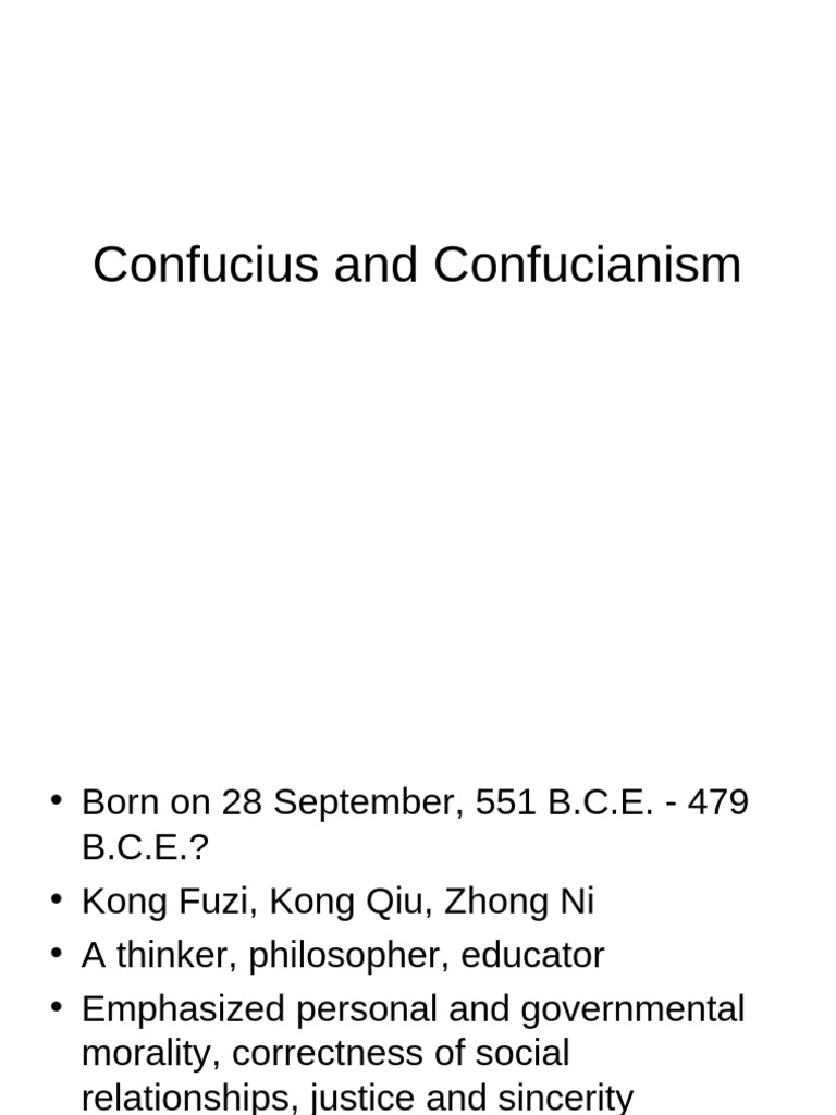 Confucius and Confucianism | PDF | Confucianism | Confucius