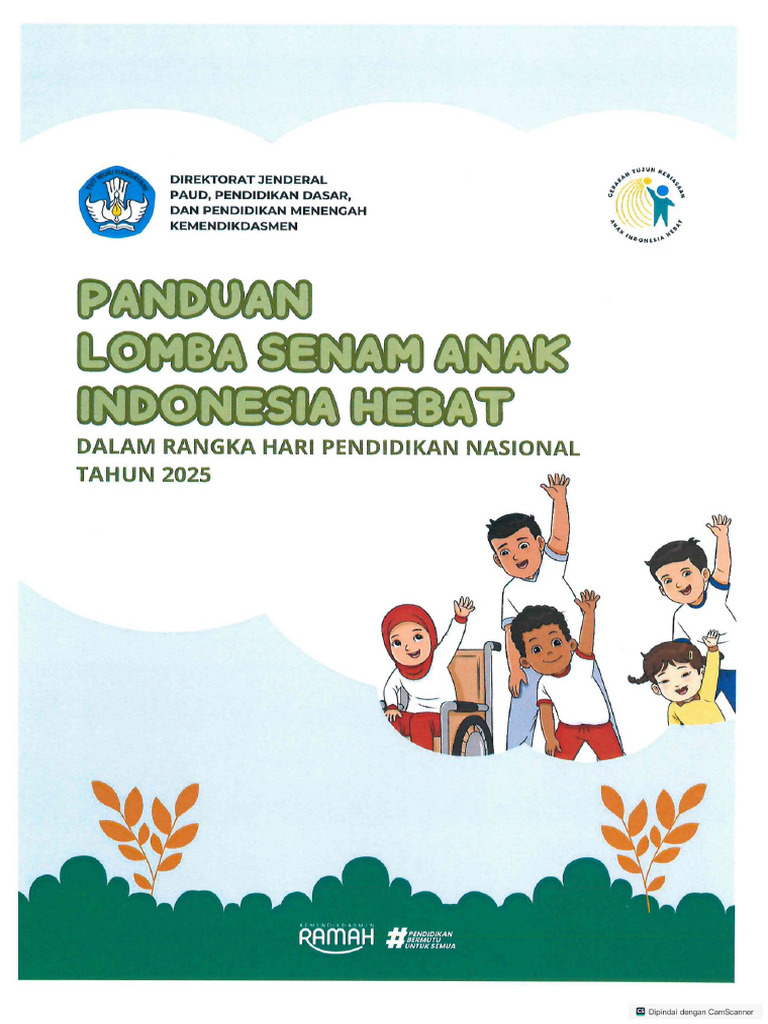 Panduan Lomba Senam Anak Indonesia Hebat | PDF