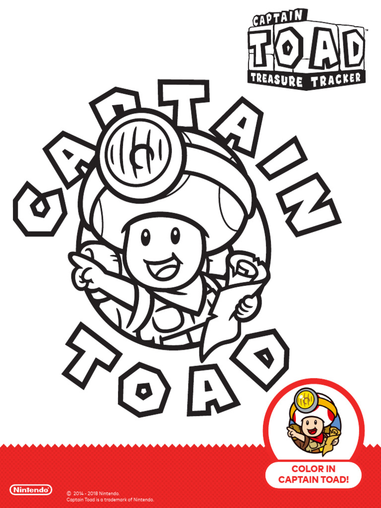 Captian Toad Printables | PDF