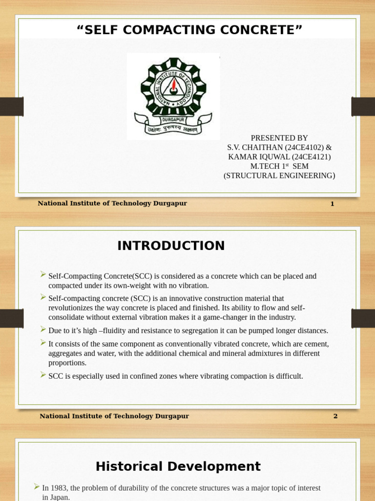 Presentation Chaithan | PDF | Concrete | Building Technology