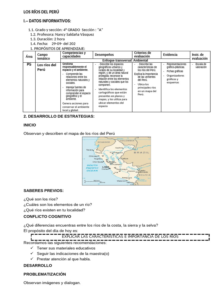 Características de los Ríos del Perú | PDF | Río | Agua