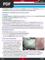 Stages of Post Mortem Lividity and Putrefaction of The Body | PDF | Forensic Science | Decomposition