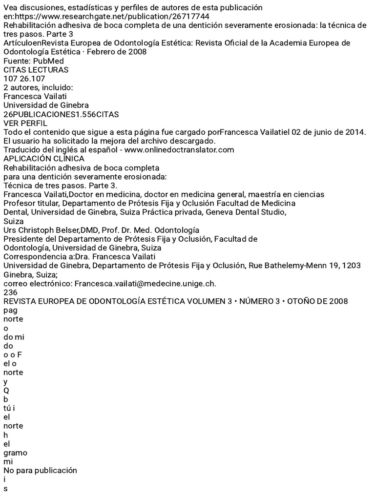 Vailati Belser20iii - En.es 1747157892216 Spanish | PDF | Odontología ...