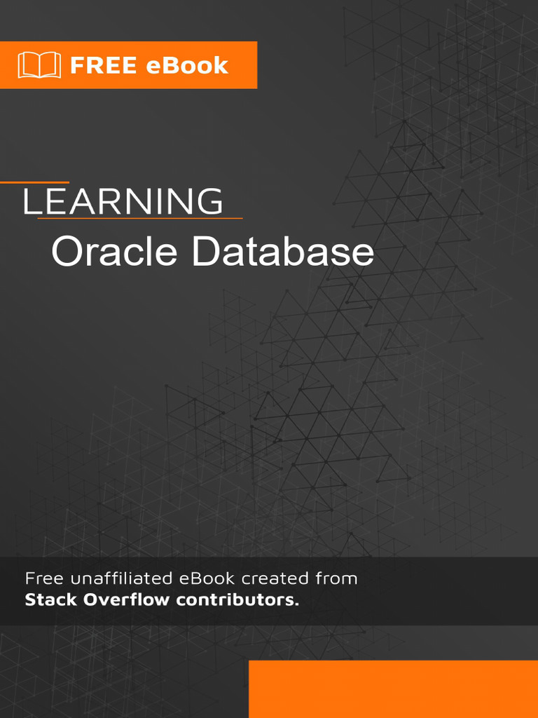 Oracle Databases 1743215062 | PDF | Pl/Sql | Databases