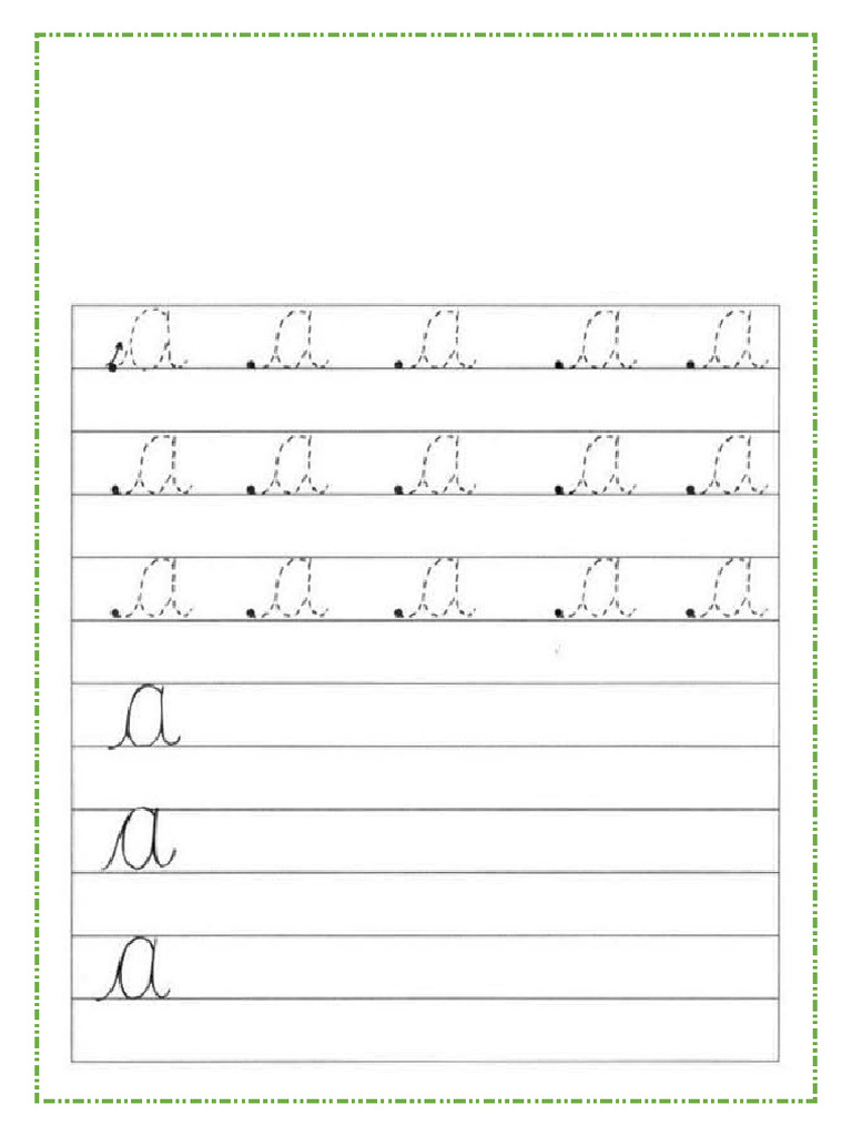 Treino Cursivo | PDF