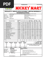 Laundry Bill Format 01 | PDF