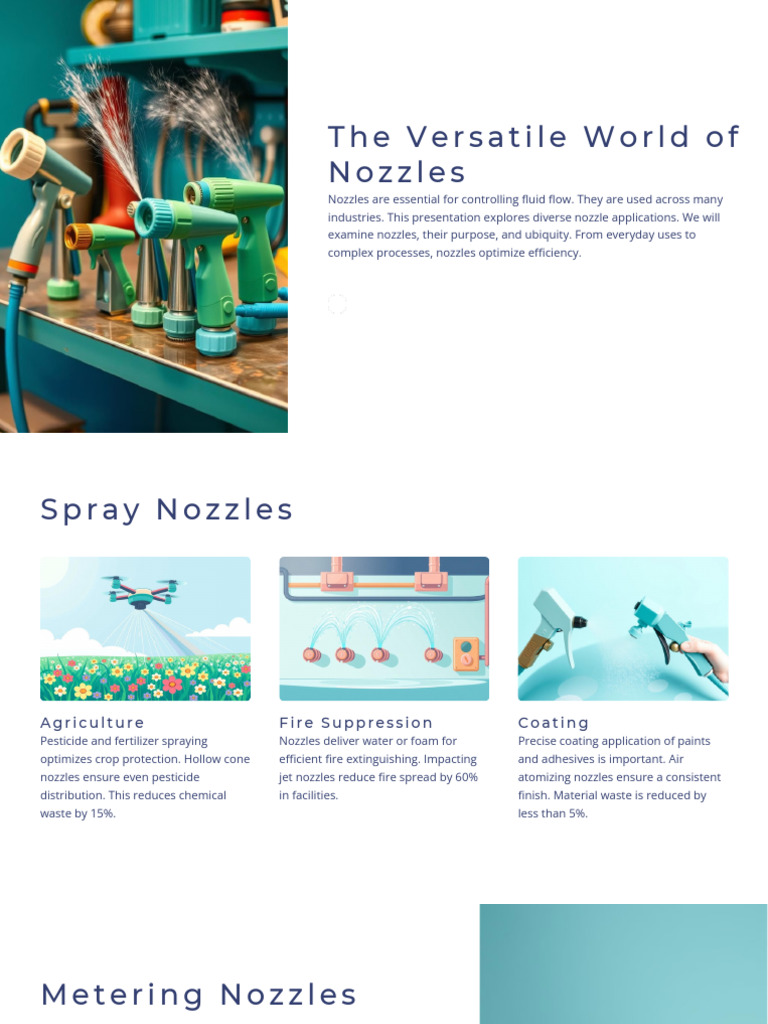 The Versatile World of Nozzles PDF | PDF | Nozzle | Mechanical Engineering