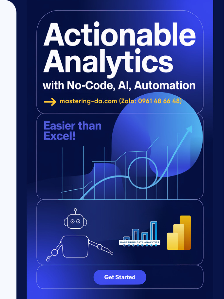 Mastering Data Analytics - PBI - No-Code, AI & Automation | PDF | Data | Analytics