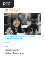 Brightspace (D2L) - Southern Alberta Institute of Technology | PDF