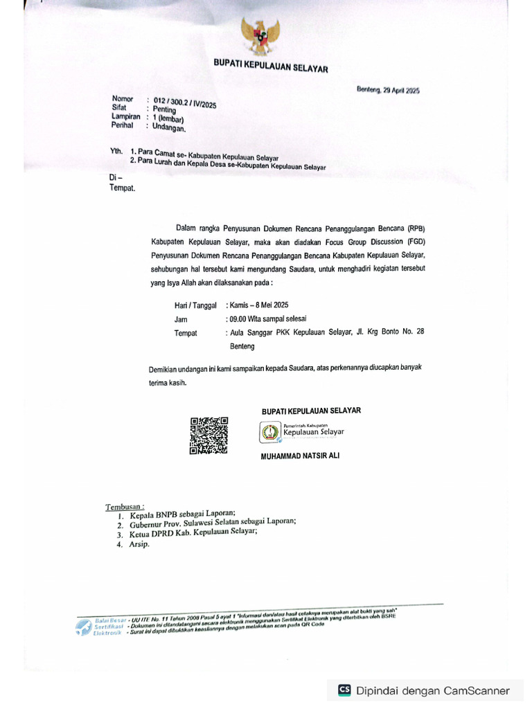 Undangan FGD | PDF