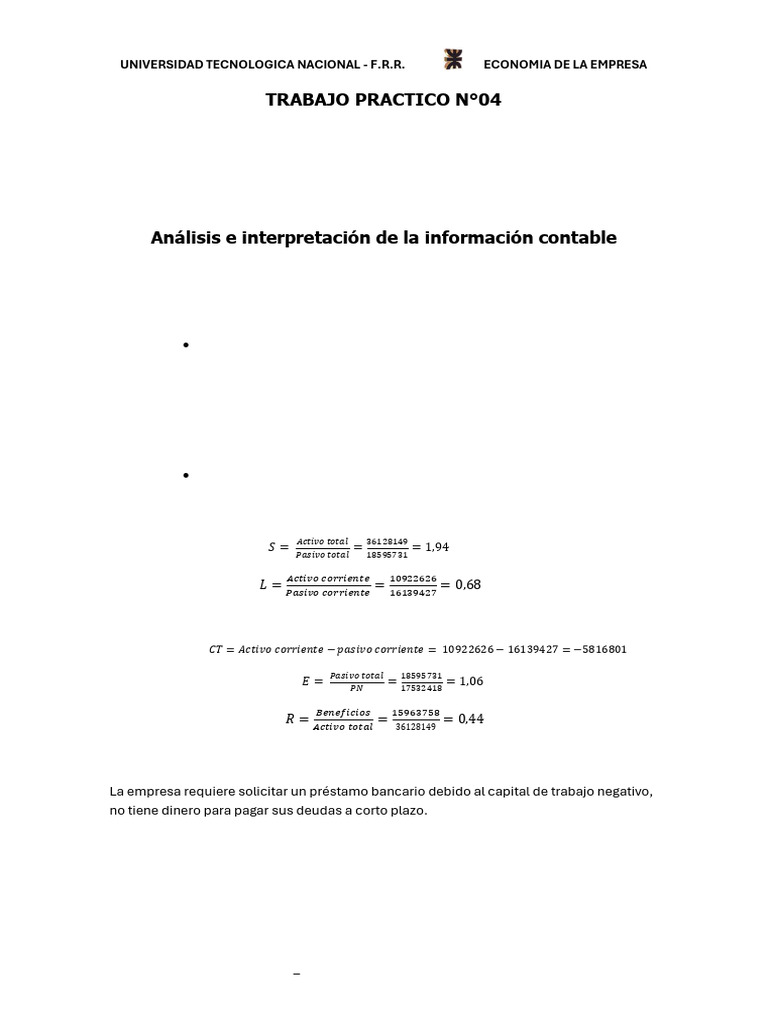Trabajo Practico N4 | PDF