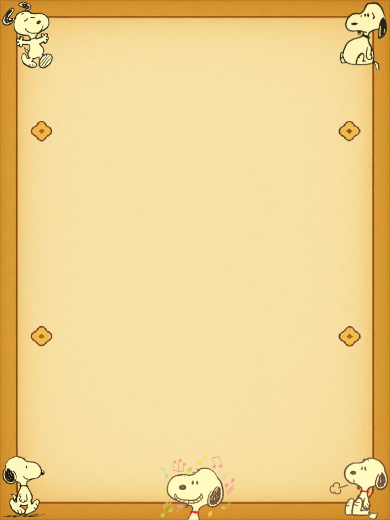 Copia de Snoopy - Border - No - Characters PDF | PDF