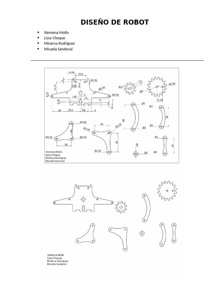 Diseño Robot Araña | PDF